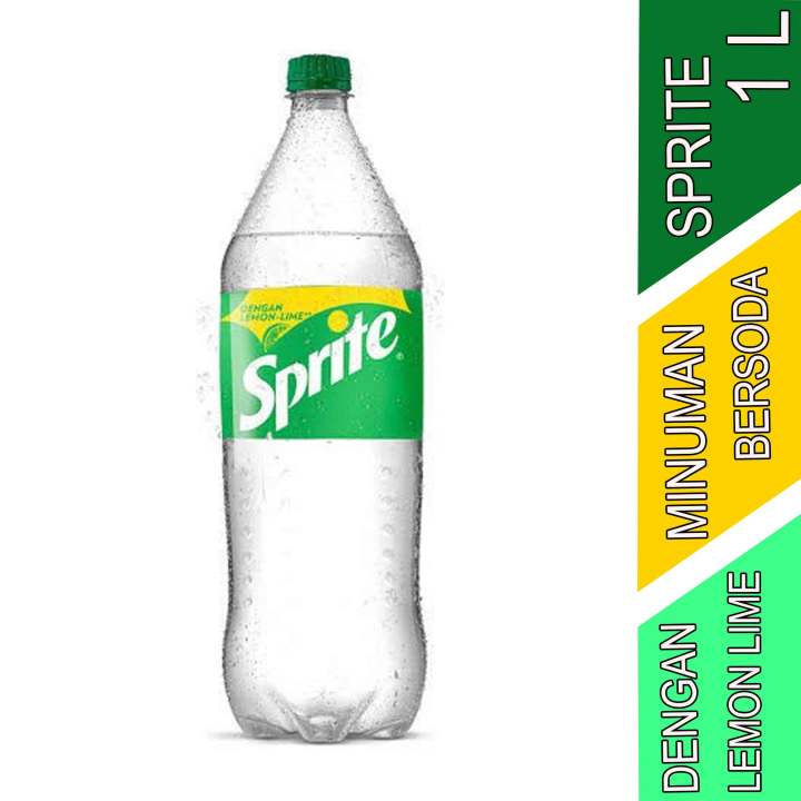 Rasa Lemon & Jeruk Nipis - Sprite - Minuman Berkarbonasi - 1 Liter ...