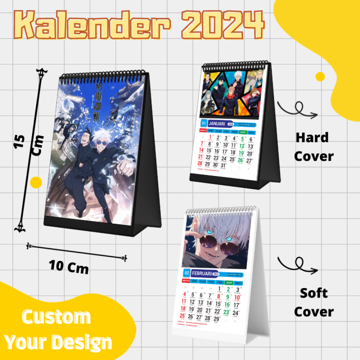 calendar/kalender meja anime jujutsu kaisen 2025 | Lazada Indonesia