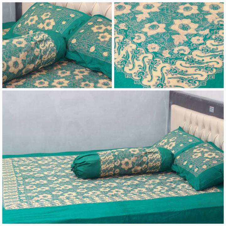 SPREI BATIK MOTIF SOGAN GENES POLOS ASLI PEKALONGAN BAHAN HALUS DAN ...