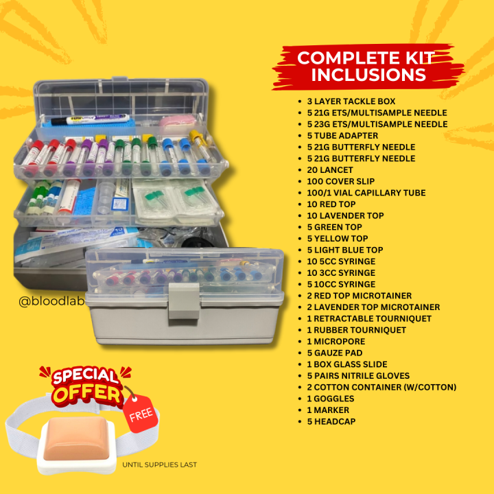 3 Layers Phlebotomy Kit for Medtech Students | Lazada PH
