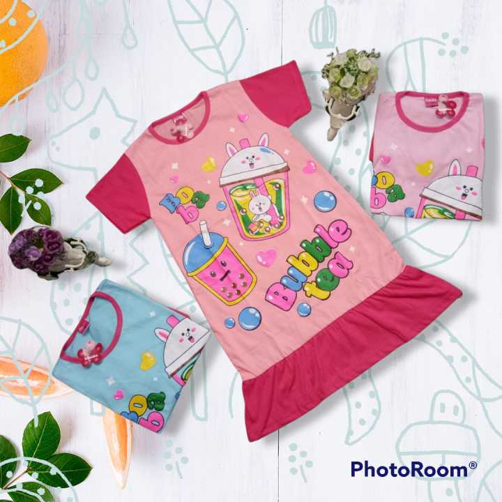 Dres Boba terbaru anak cewe / daster boba anak perempuan untuk anak ...