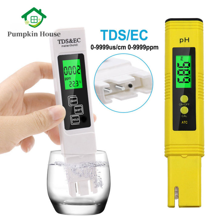 Portable LCD PH Test Pen PH Acidity Meter TDS EC Filter Temperature ...