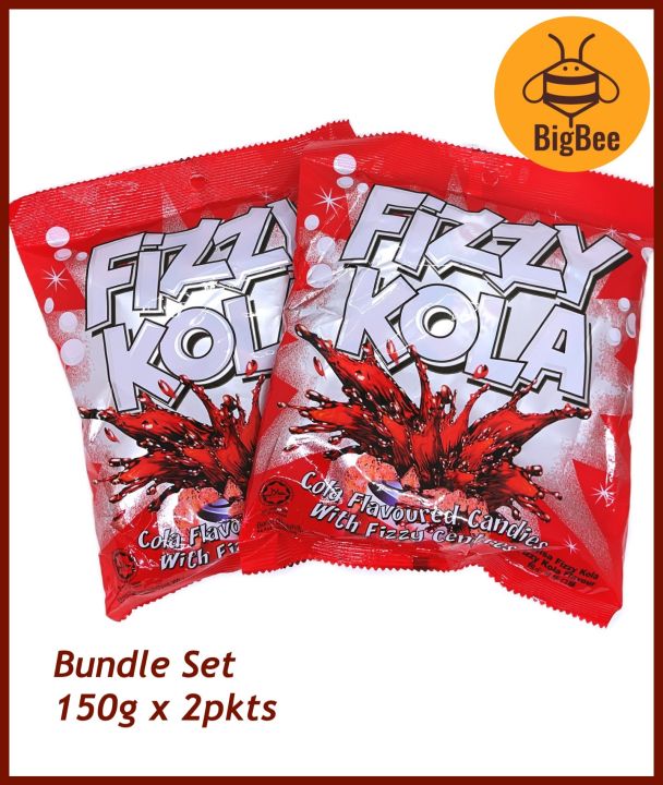 Fizzy Kola Candy - 120g x 2pkts [BUNDLE] Fizzy Kola Sweet Cola Flavour ...