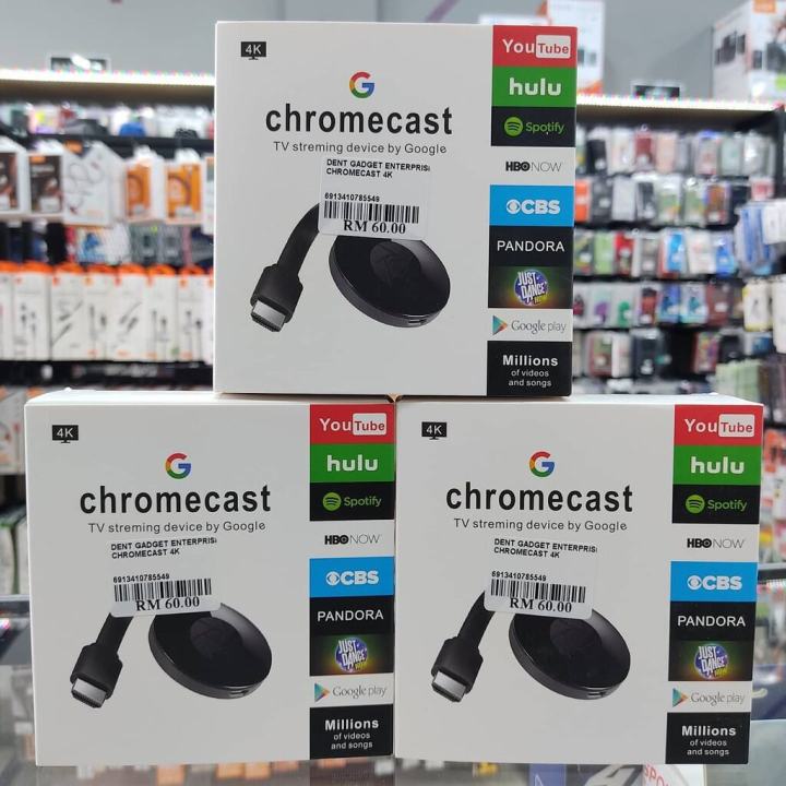 Chromecast 4k , support Android / ios/ easy to pair.mira screen to tv ...