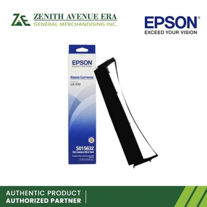 Epson S015632 Ribbon for LX310 | Epson Ribbon Cartridge LX-310 | Epson ...