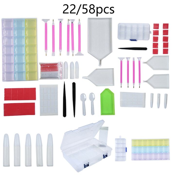 Painting Art Tools Kit Stainless Steel+Plastics Diamond Painting Tool ...