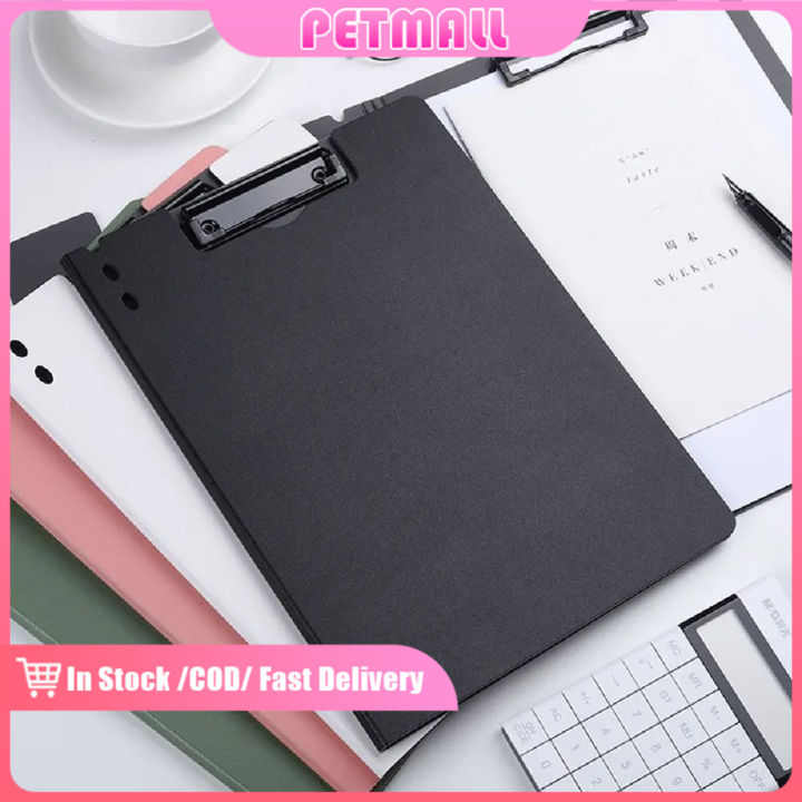 A4 Document Folder Organizer Waterproof Clip File Folder Horizontal ...