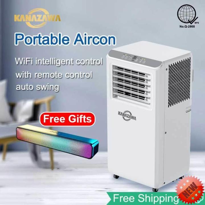 KANAZAWA 1.0HP Air Conditioner Household With LED Touch Screen Aircon ...
