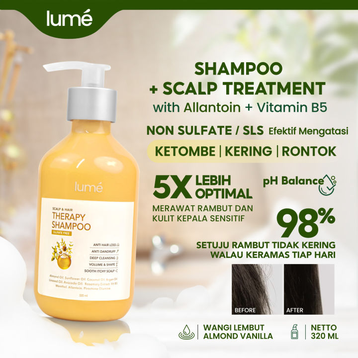 Shampoo Anti Ketombe Rontok Kering Gatal Bebas Sulfate Silikon ...