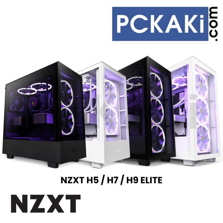 NZXT H5 / H7 / H9 ELITE - PREMIUM COMPACT MID TOWER / MID TOWER / DUAL ...