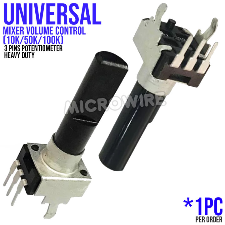 Universal Mixer Volume Control 10K/50K/100K 3 Pins Potentiometer ...