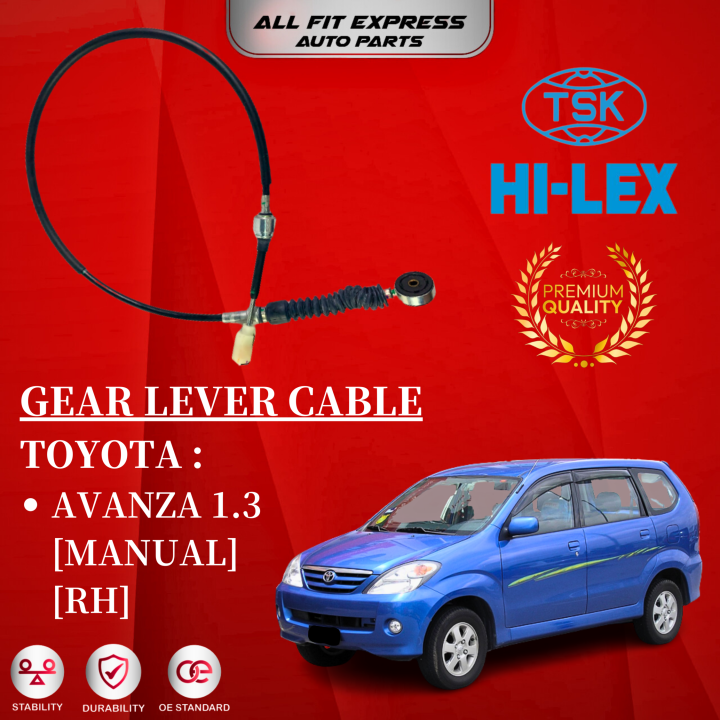 TOYOTA AVANZA 1.3 [MANUAL] [RH] GEAR LEVER CABLE 100% AUTHENTIC PRODUCT ...