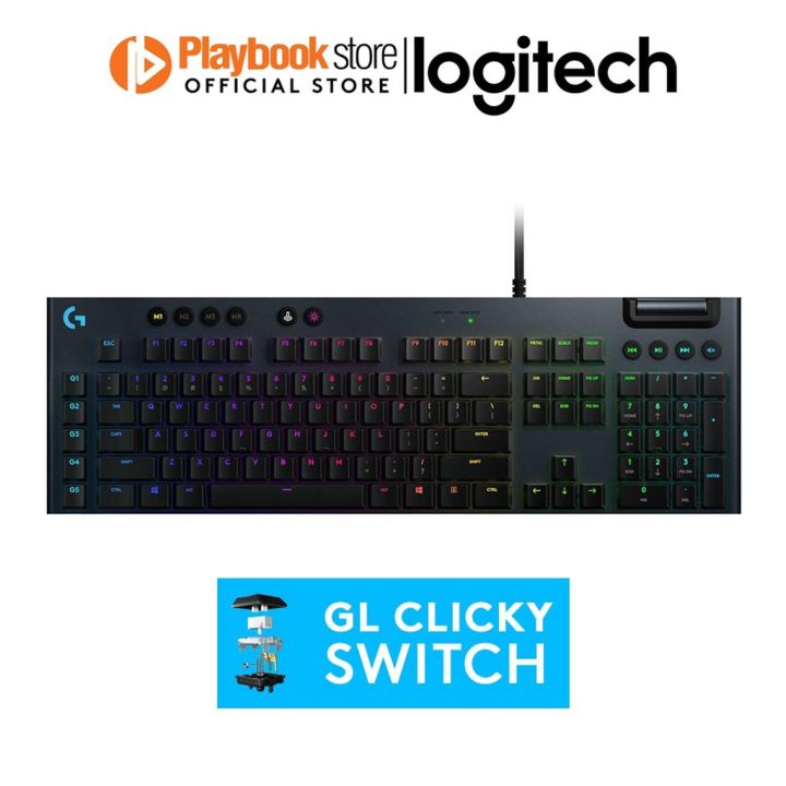 Logitech G813 GL Switch Lightsync RGB Ultra Thin Mechanical Gaming ...