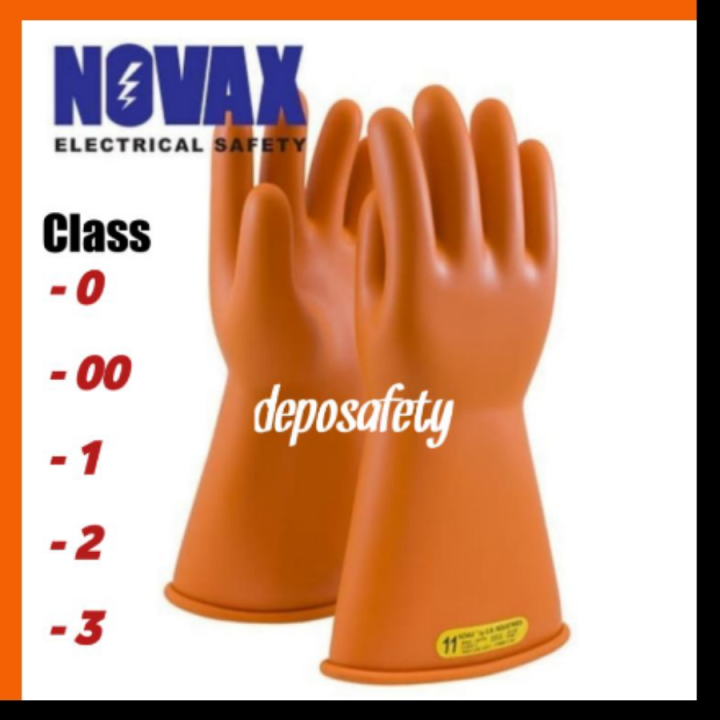 Sarung Tangan Anti Listrik Novax Class 0 - Class 00 - Class 1 - Class 2 - Class 3 - Sarung ...
