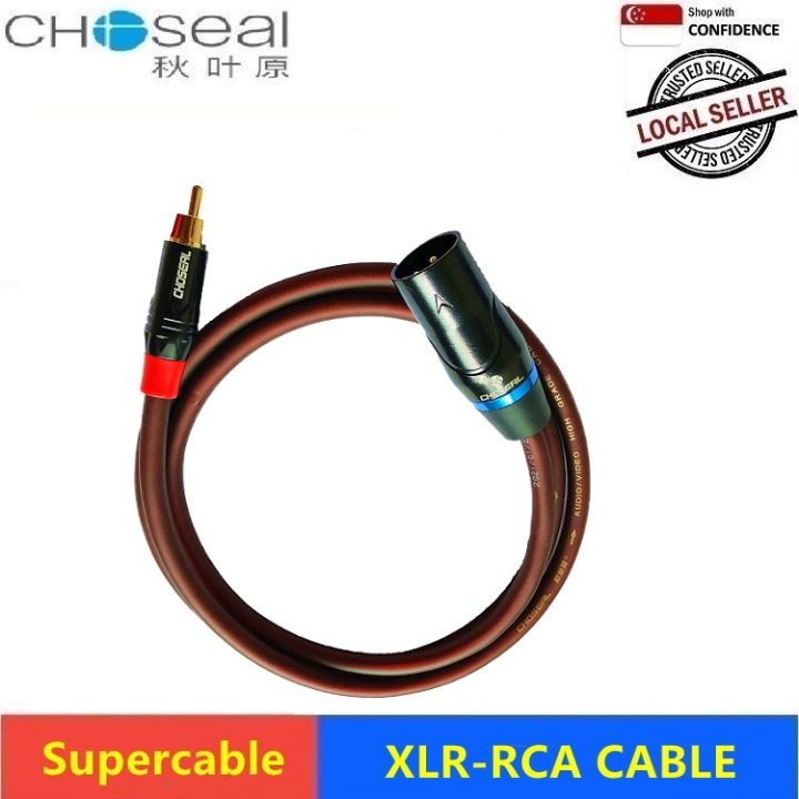 Choseal Audio Cable XLR to RCA cable Male Female 0.2-5m interconnect ...