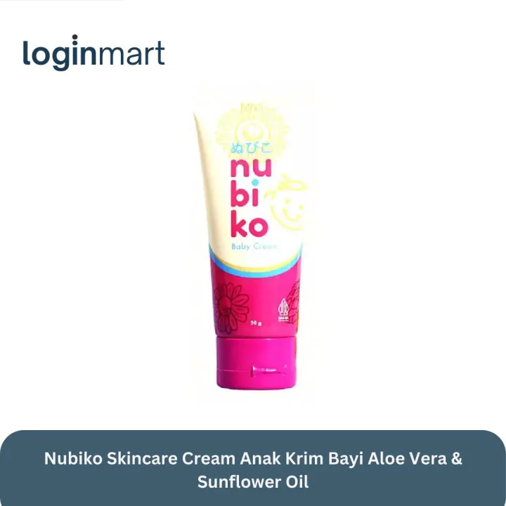 Nubiko Skincare Cream Anak Krim Bayi Aloe Vera & Sunflower Oil | Lazada ...