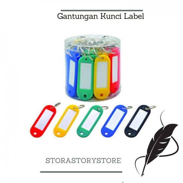 [LOCAL] - Gantungan Kunci Label Plastik | Lazada Indonesia