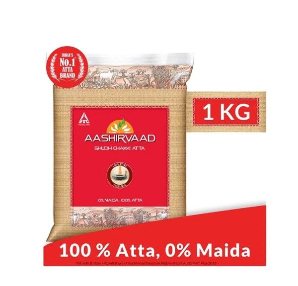 AASHIRVAAD WHOLE WHEAT ATTA FLOUR 1Kg | Lazada Singapore
