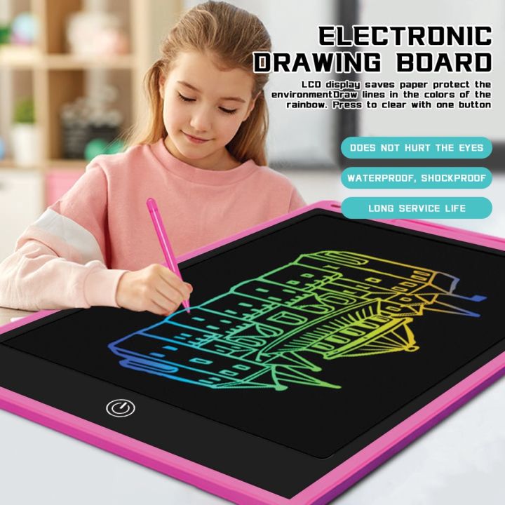 12 Inch LCD Writing Tablet With Pen Smart Kids Writing Board Drawing ...