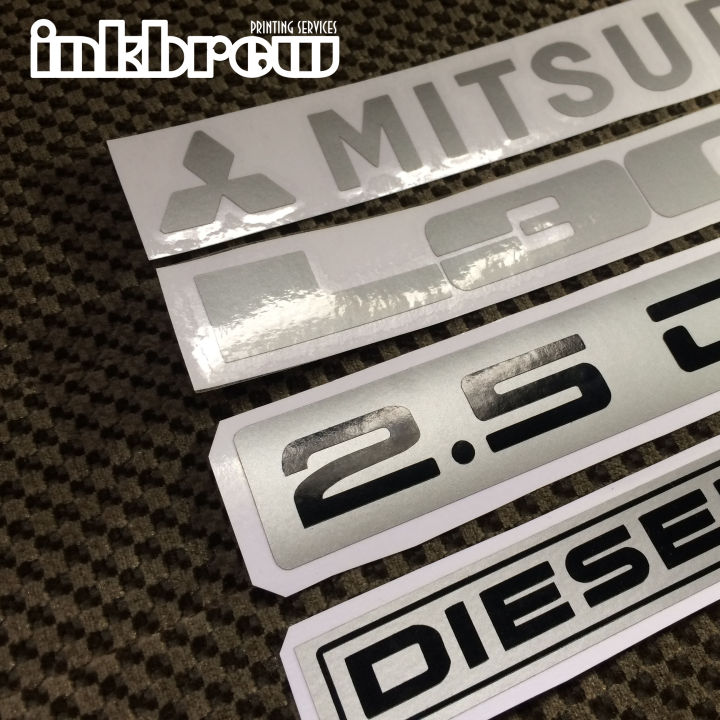 Mitsubishi L300 Versa Van DIESEL Stock Exterior Stickers/Decals Set ...