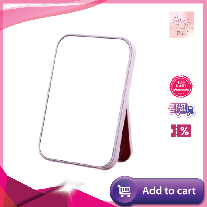 Face Makeup Mirror Desktop Vanity Mirror Large Folding Portable Square ...