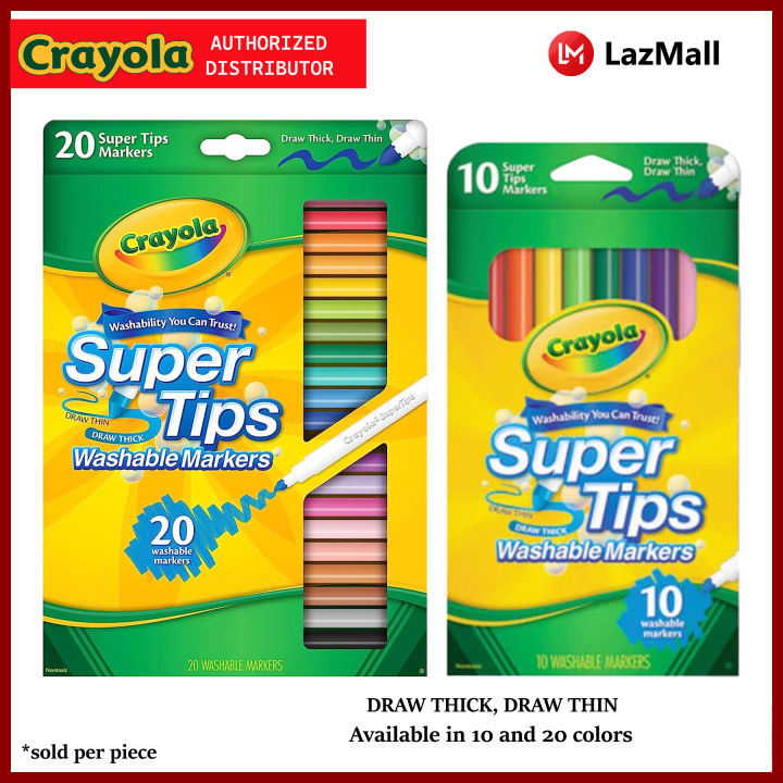 Crayola Supertips Washable Markers | Lazada PH