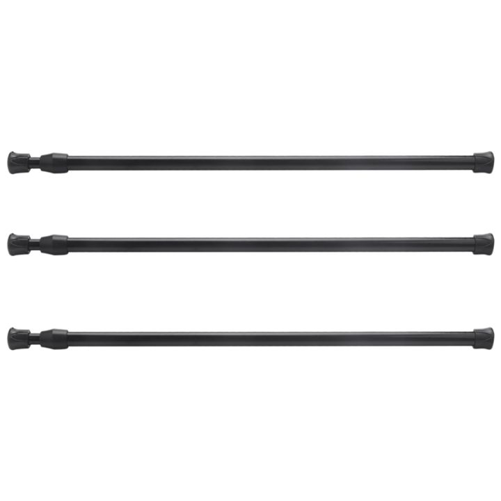 3PCS Spring Curtain Rods 16 to 28 Inch Tension Rod Spring Curtain Rod ...