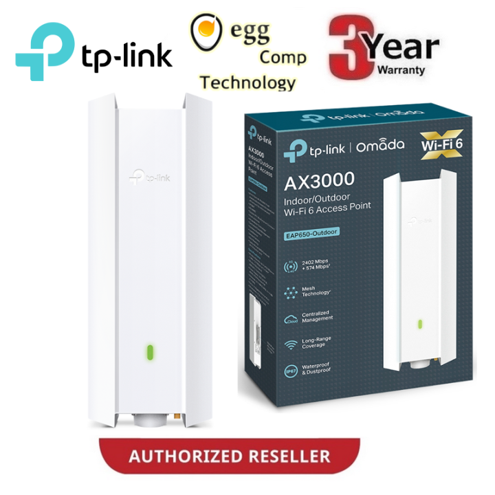 TP-Link Omada EAP650 Outdoor AX3000 Indoor Outdoor WiFi 6 Access Point ...