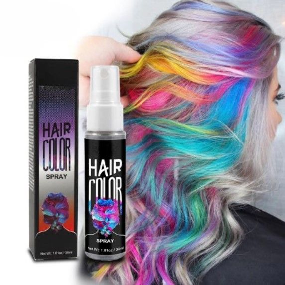 Hair Color Spray Instant Hair Color Styling Product One-time Hair Dry ...