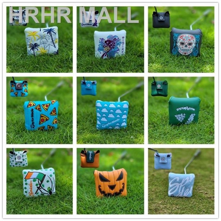 Spider Red Square Putter Cover Golf Club Head TLM Ball Protective Cap ...