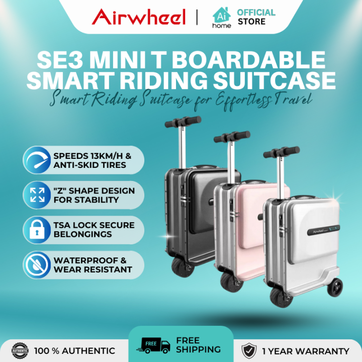 AIRWHEEL SE3 MINI T Smart Riding Electric Motor Suitcase 20 Inches ...
