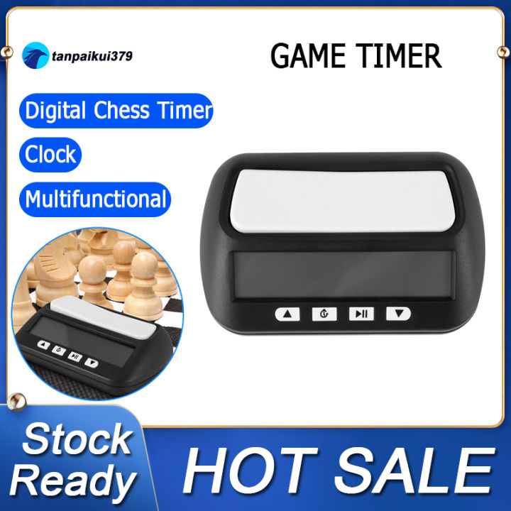 Chess Clock, Digital Chess Timer & Game Timer, 3-In-1 Multipurpose Portable Professional Clock ...