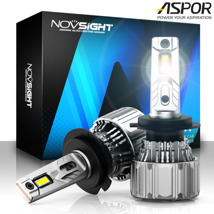 ASPOR Novsight NEW Mini N50 9005 9006 9012 H11 H4 Car LED Headlight Car ...