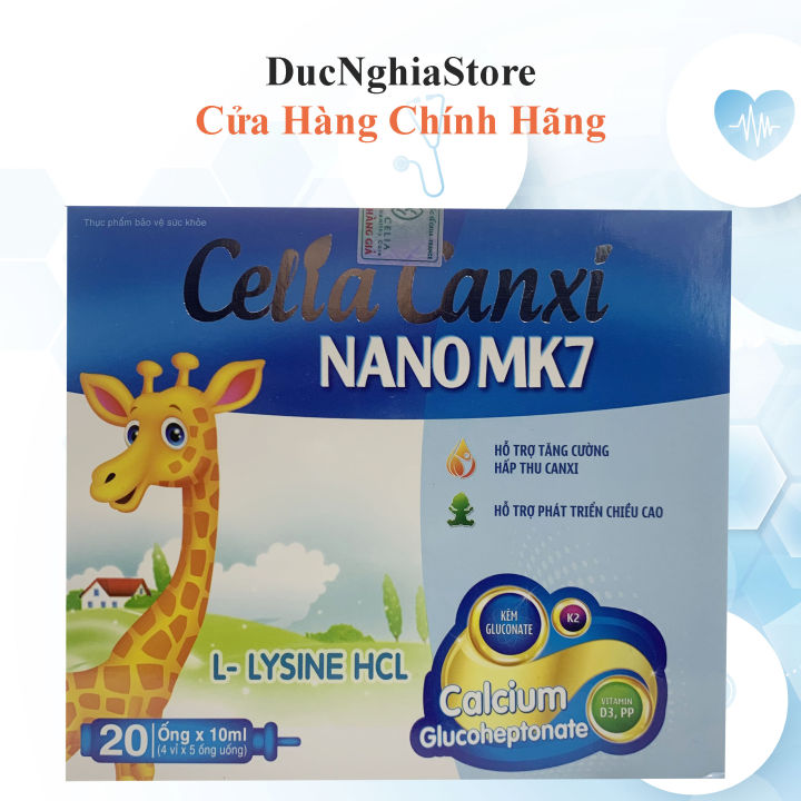Celia Canxi Nano Mk7 phát triển chiều cao, kích thích ăn ngon, cho xương chắc khoẻ chống còi ...