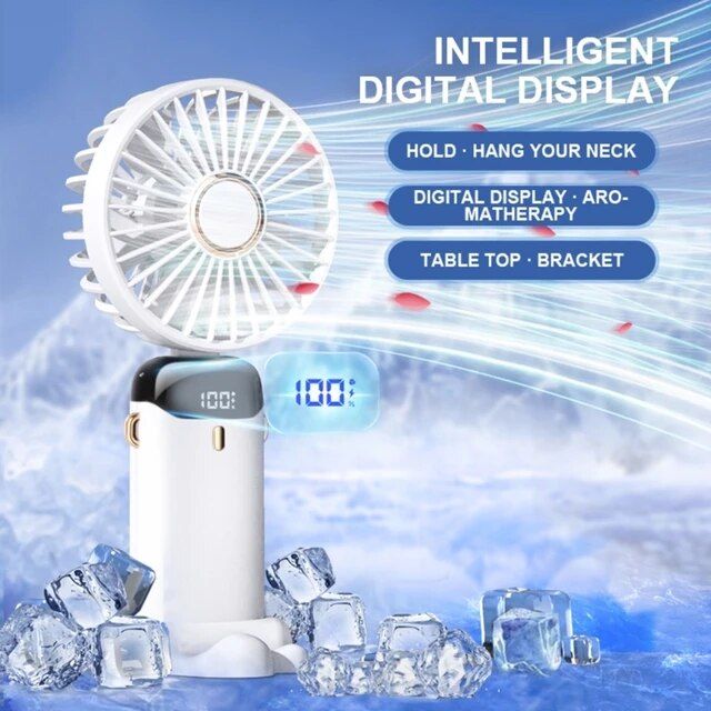 Handheld N15 Multifunctional 5 Speed Wind Adjustment Fan with Power ...