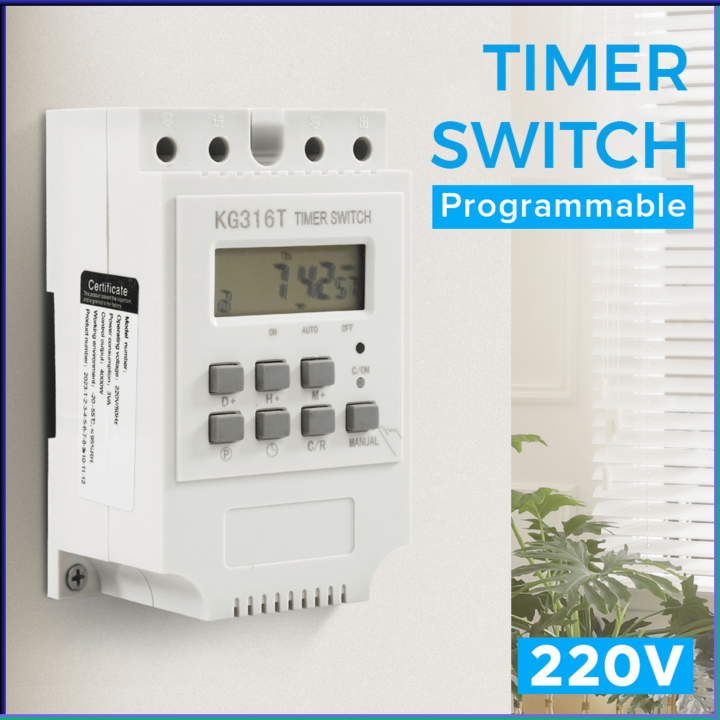 BERGARANSI SINOTIMER Programmable Digital Timer Switch Relay 32 Program ...