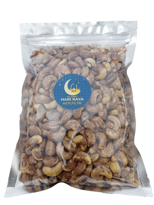 500g Roasted cashew nut with skin 有皮盐烤腰豆 Vietnam cashew nut Halal Ready ...