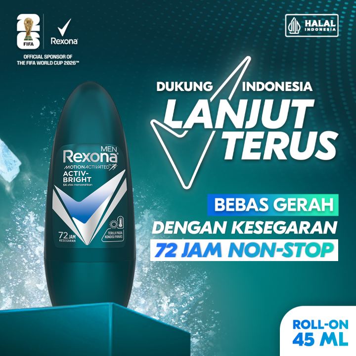 Rexona Men Men Deodorant Roll On Deodorant Pria Activ-Bright ...