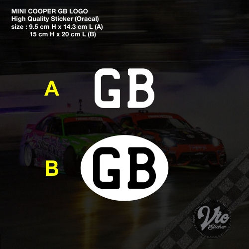 MINI COOPER GB LOGO Sticker / Decal (High Quality Sticker) | Lazada