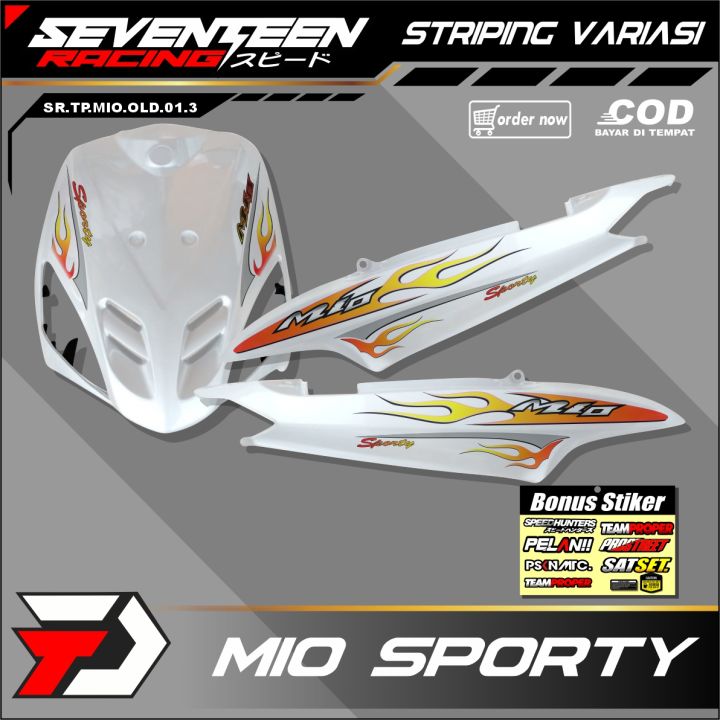 Striping Trasparan MIO SPORTY Lis Sticker Variasi Motor YAMAHA MIO ...