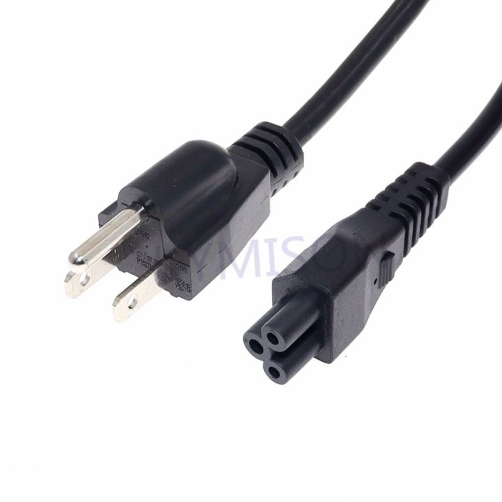 0.3m US NEMA 5-15P to IEC C5 AC Power Cord, American Standard Three ...