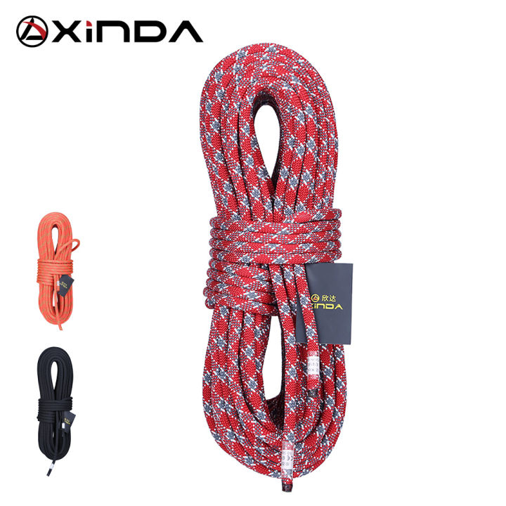 XINDA 10M Camping Rock Climbing Rope 10mm Static Rope diameter 5200lbs ...