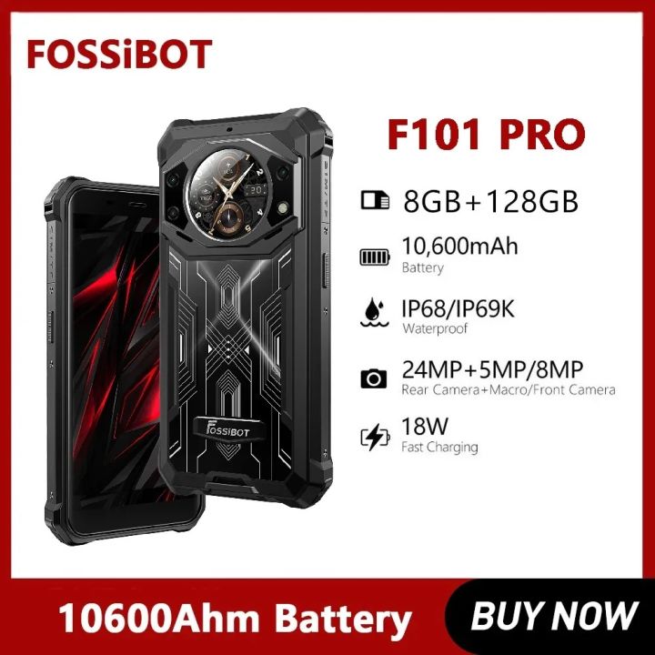 FOSSiBOT F101 Pro Rugged Smartphones 5.45Inch HD Android 13 Mobile ...
