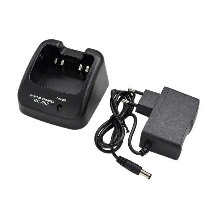 BC152 Desktop Rapid Charger & AC Plug Adapter for ICOM IC-V85 F50 50V ...