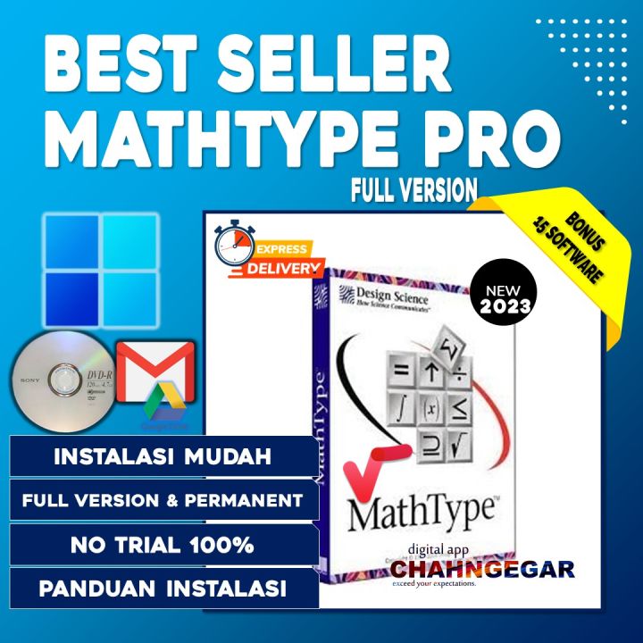 MathType Pro 7.5 edisi 2023 Full Version Lifetime Software perhitungan ...