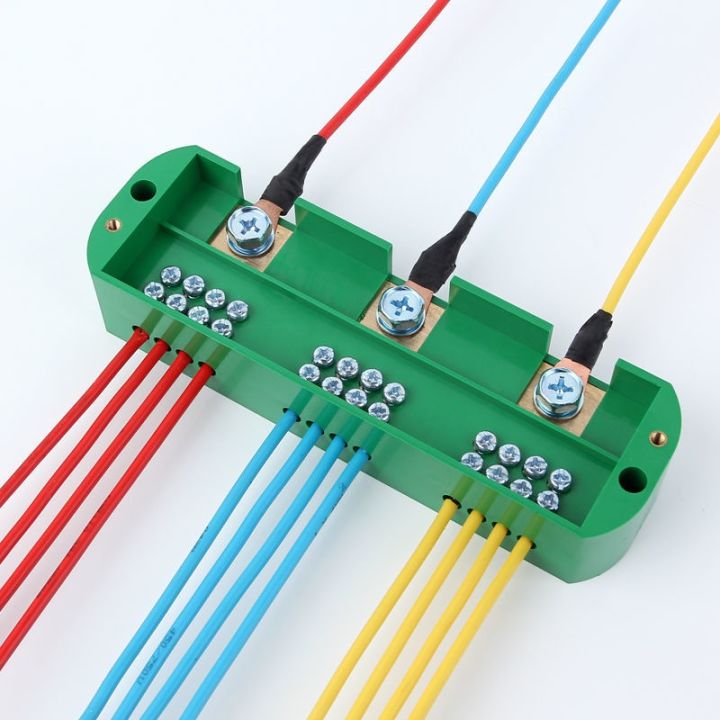 1PCS Terminal Rows Three-phase 3 in 9/12 Out Junction Box Distribution ...