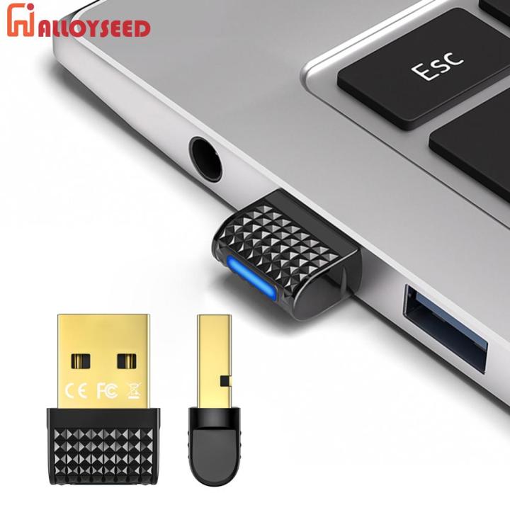 Wireless Bluetooth 6.0 USB Adapter for PC Compatible with Windows Mac ...