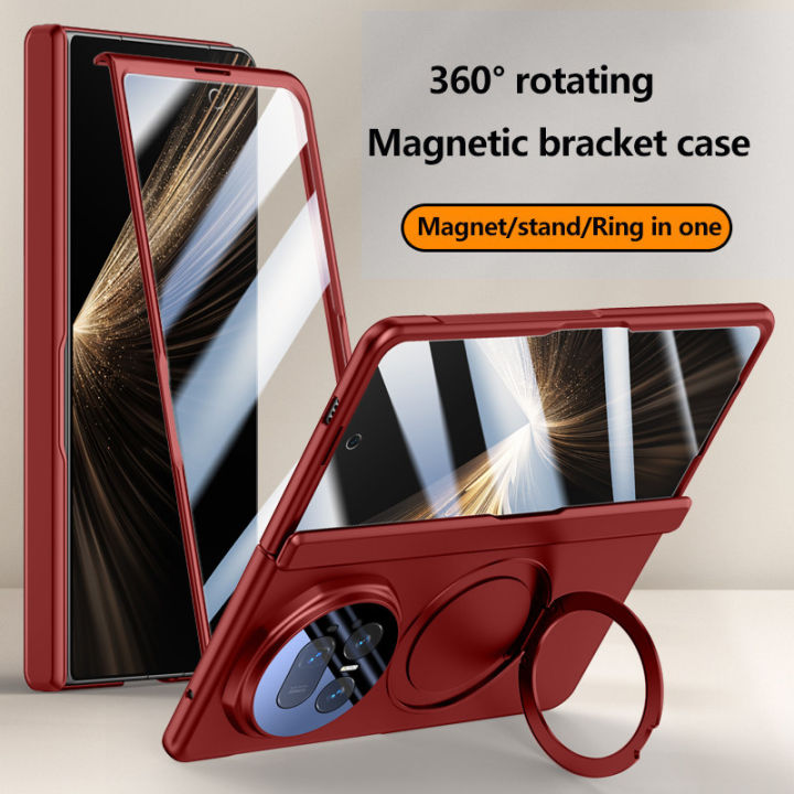 360 ° Rotating Magnetic Bracket Case For Huawei Honor Magic V5 5G Ring ...