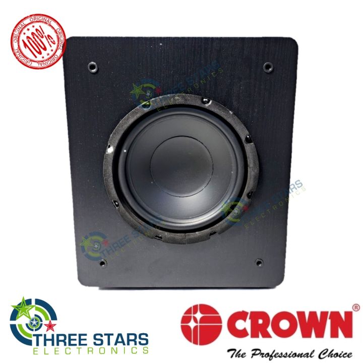 2022 Original Crown BW - 8 Active Subwoofer 8 inch 150 Watts Peak Power Subwoofer | Lazada PH