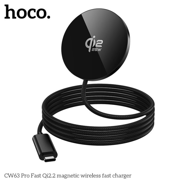 New Hoco CW63 pro Original 100% Qi2.2 MagSafe Wireless Charger 25W for ...